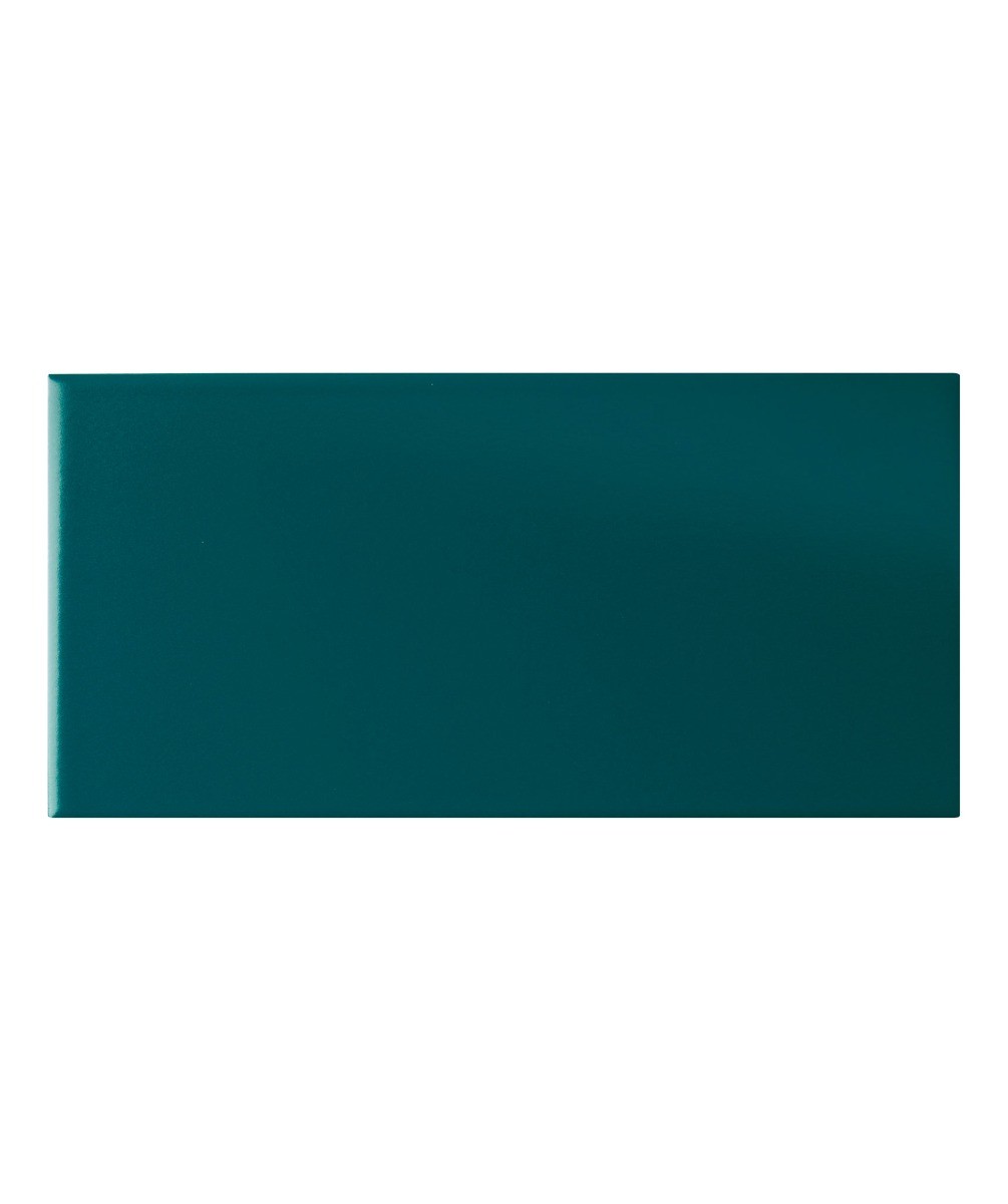 Matrix® Southbank Teal Matt Tile (9.8cm x 19.8cm) | Topps Tiles
