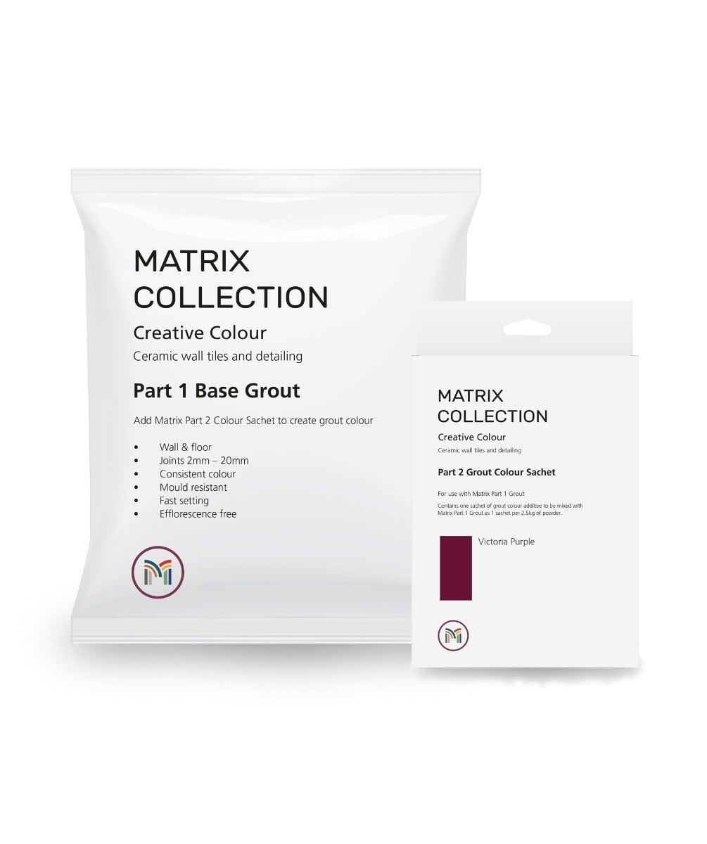 Matrix® Grout Victoria Purple 2.5kg | Topps Tiles