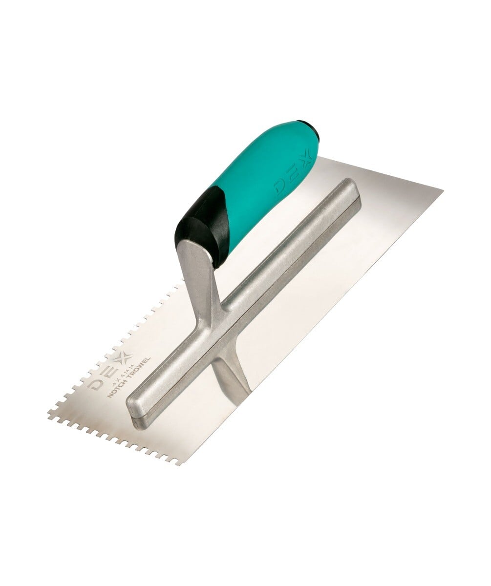 DEX Stainless Steel Notch Trowel | Topps Tiles