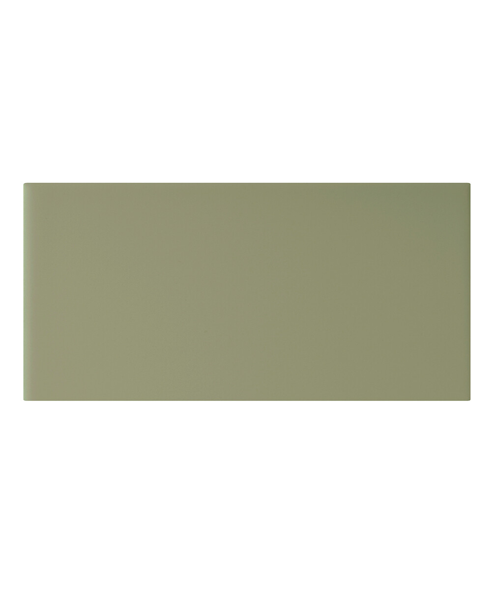 Matrix® Olive Green Matt Tile (9.8cm x 19.8cm) | Topps Tiles