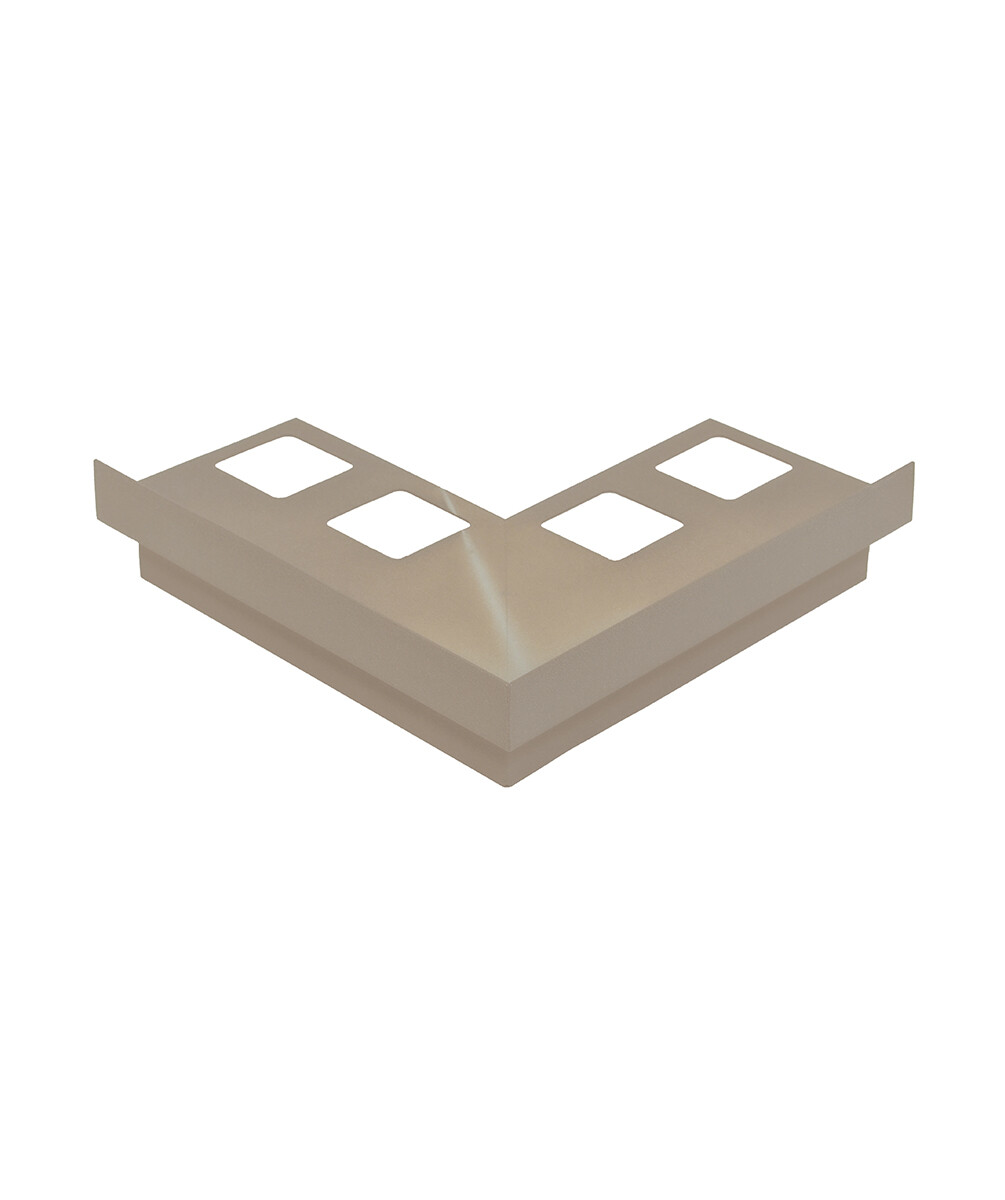 Outdoor Perimeter Corner Trim Sand Beige 20mm | Topps Tiles