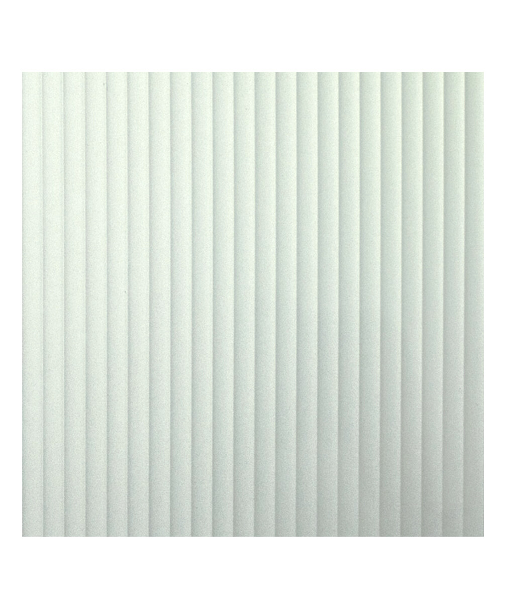 Fluted White Glass Splashback (59.5cm x 74.5cm) | Topps Tiles