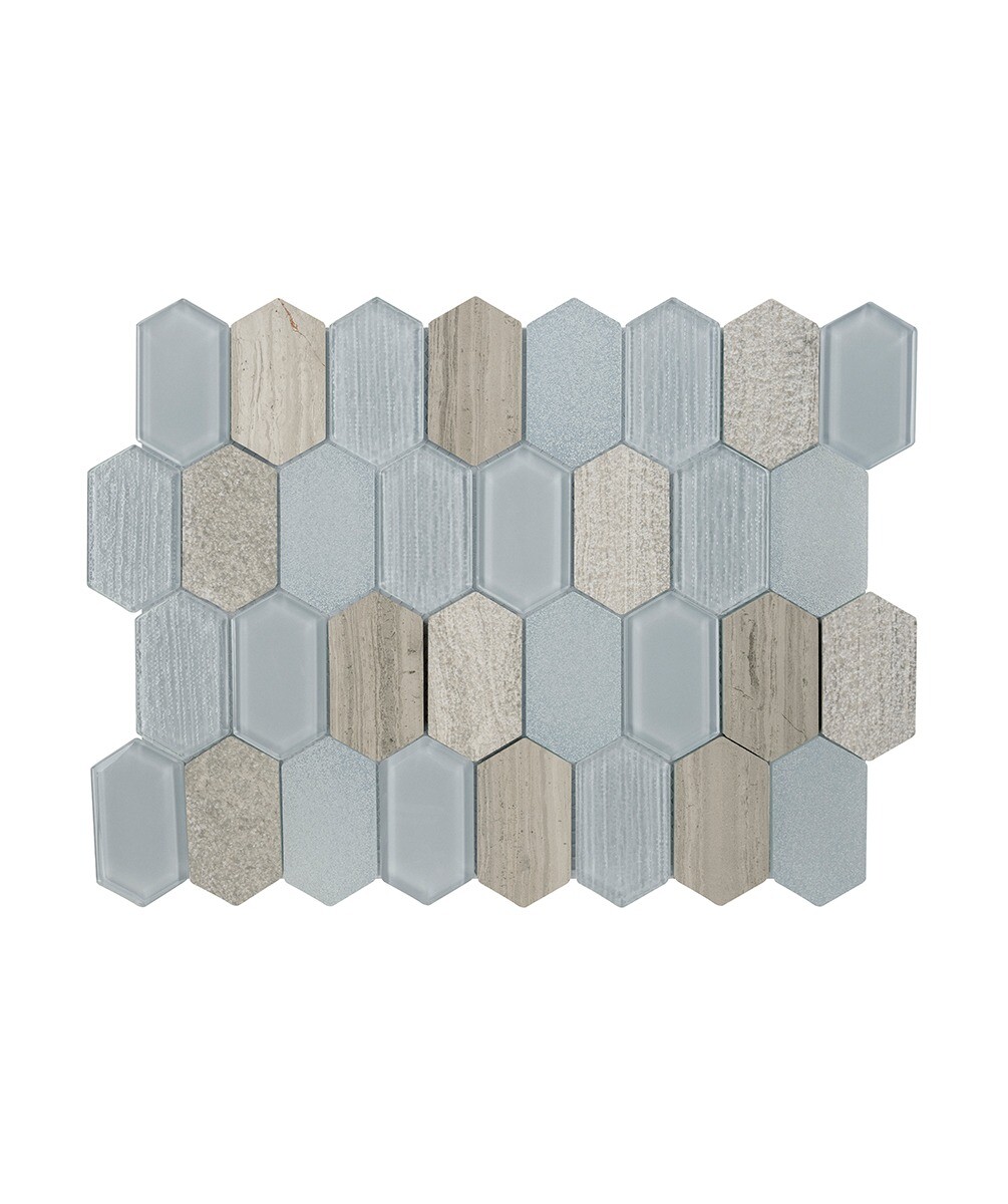 Picket Mix Beige Mosaic Tile | Topps Tiles