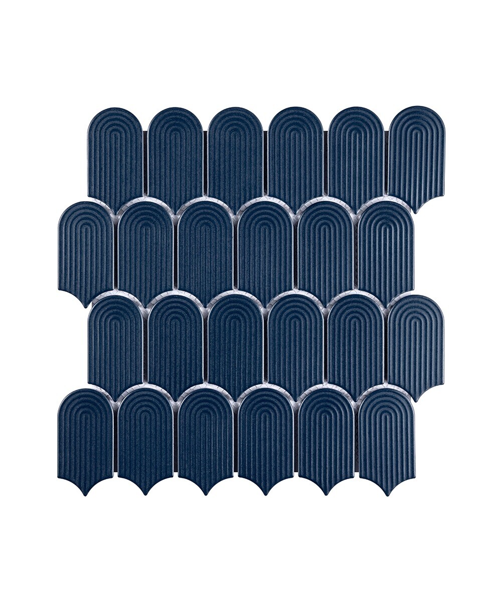 Bela Navy Mosaic Tile | Topps Tiles
