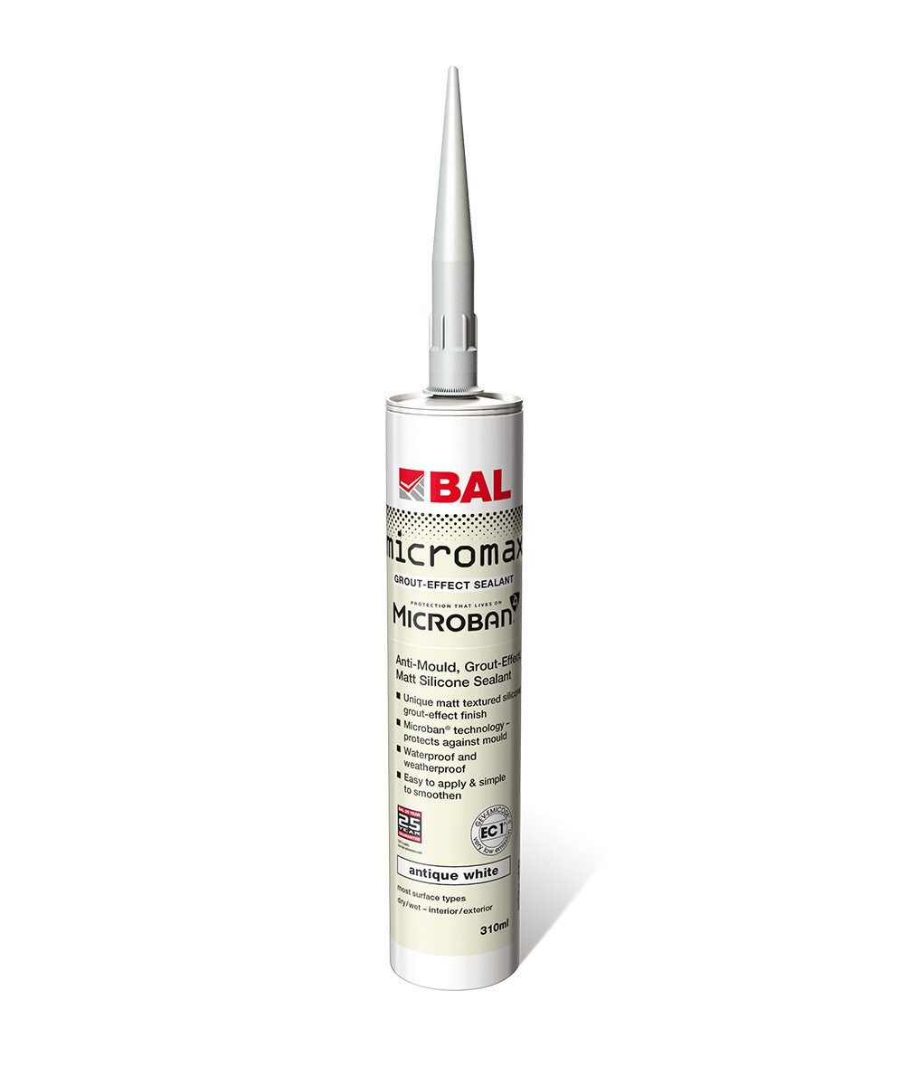 BAL Micromax Grout-Effect Sealant Antique White 310ml | Topps Tiles