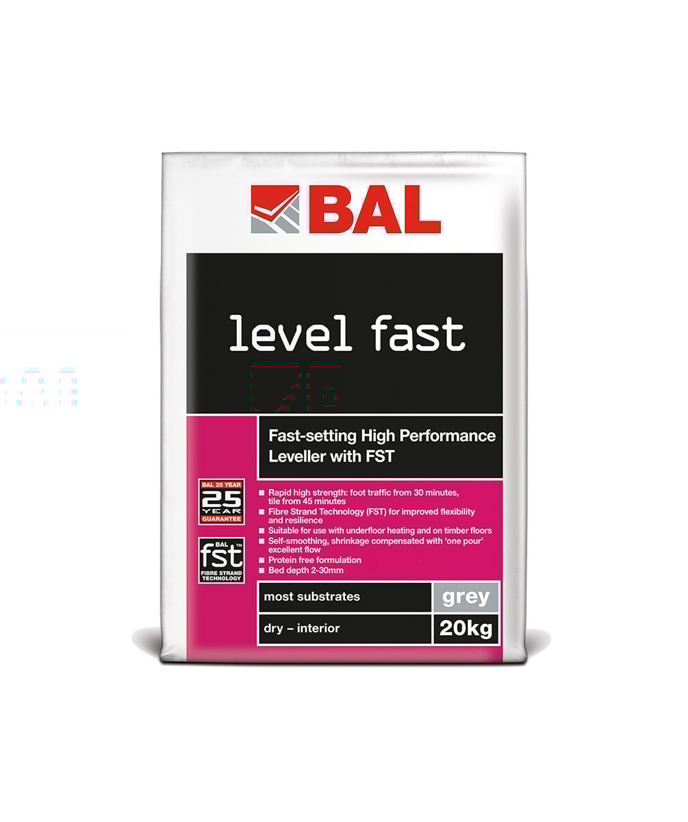 BAL Level Fast Grey 25kg | Topps Tiles