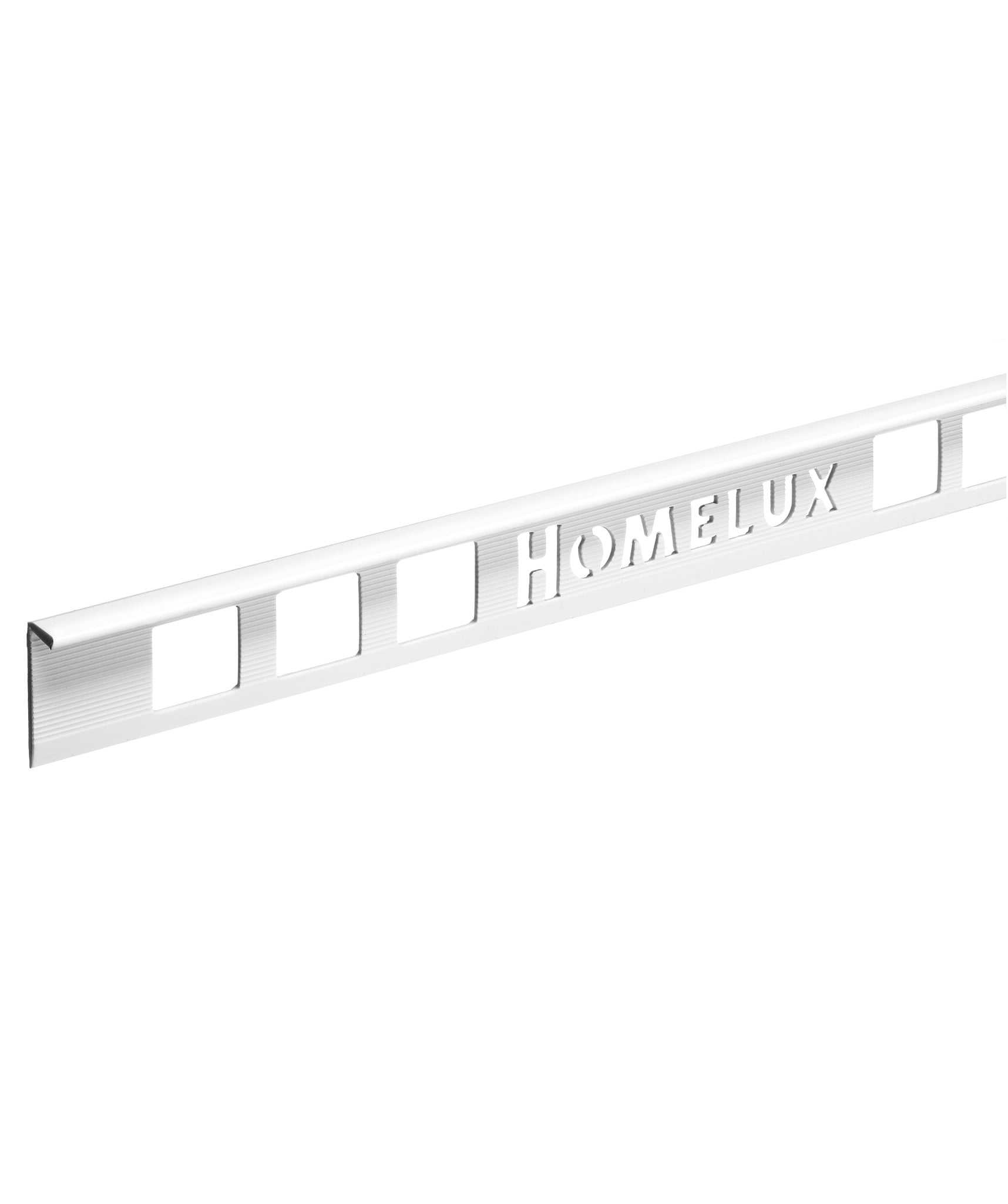 Straight Edge PVC White 8mm Trim | Topps Tiles