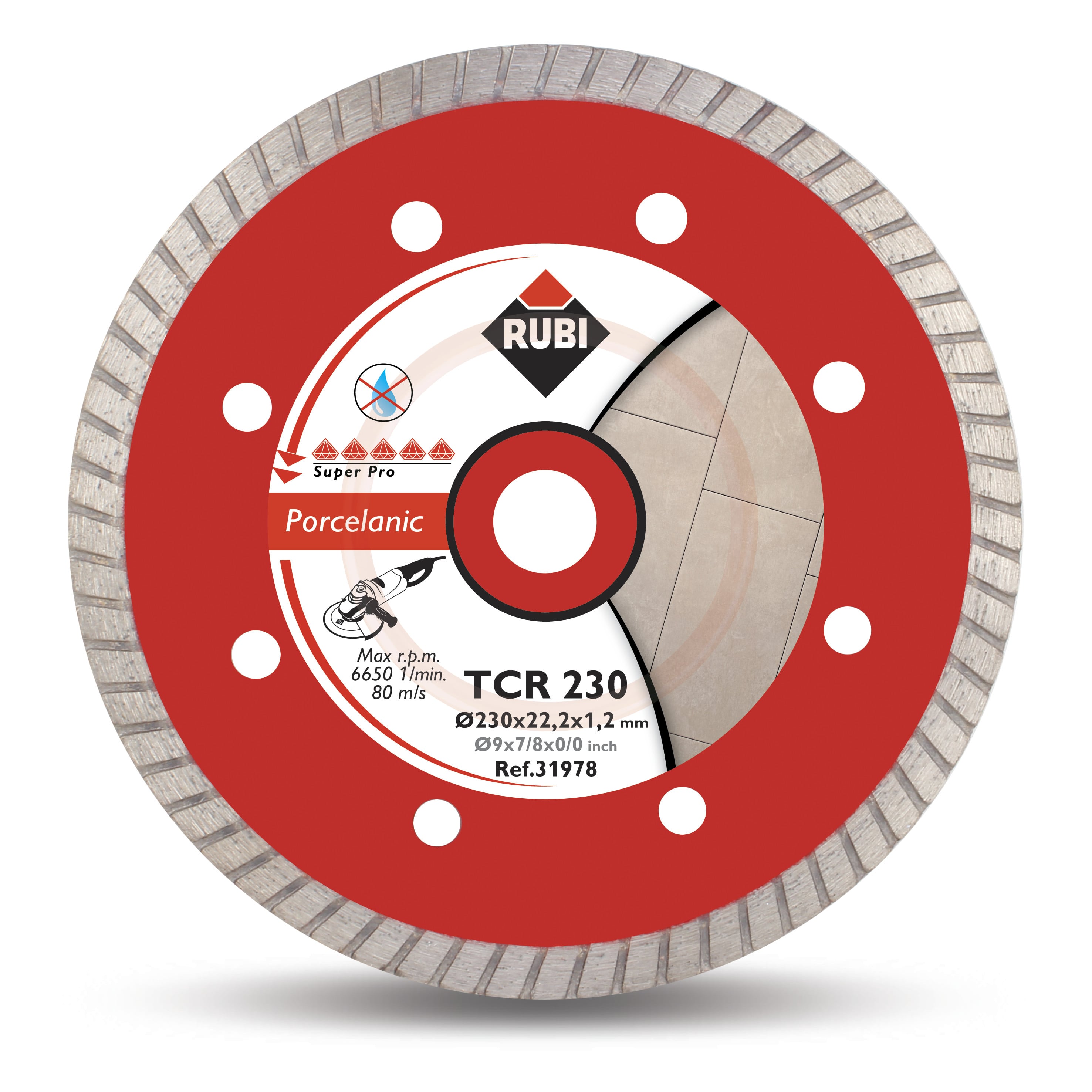 RUBI Diamond Blade TCR 125 Dry | Topps Tiles
