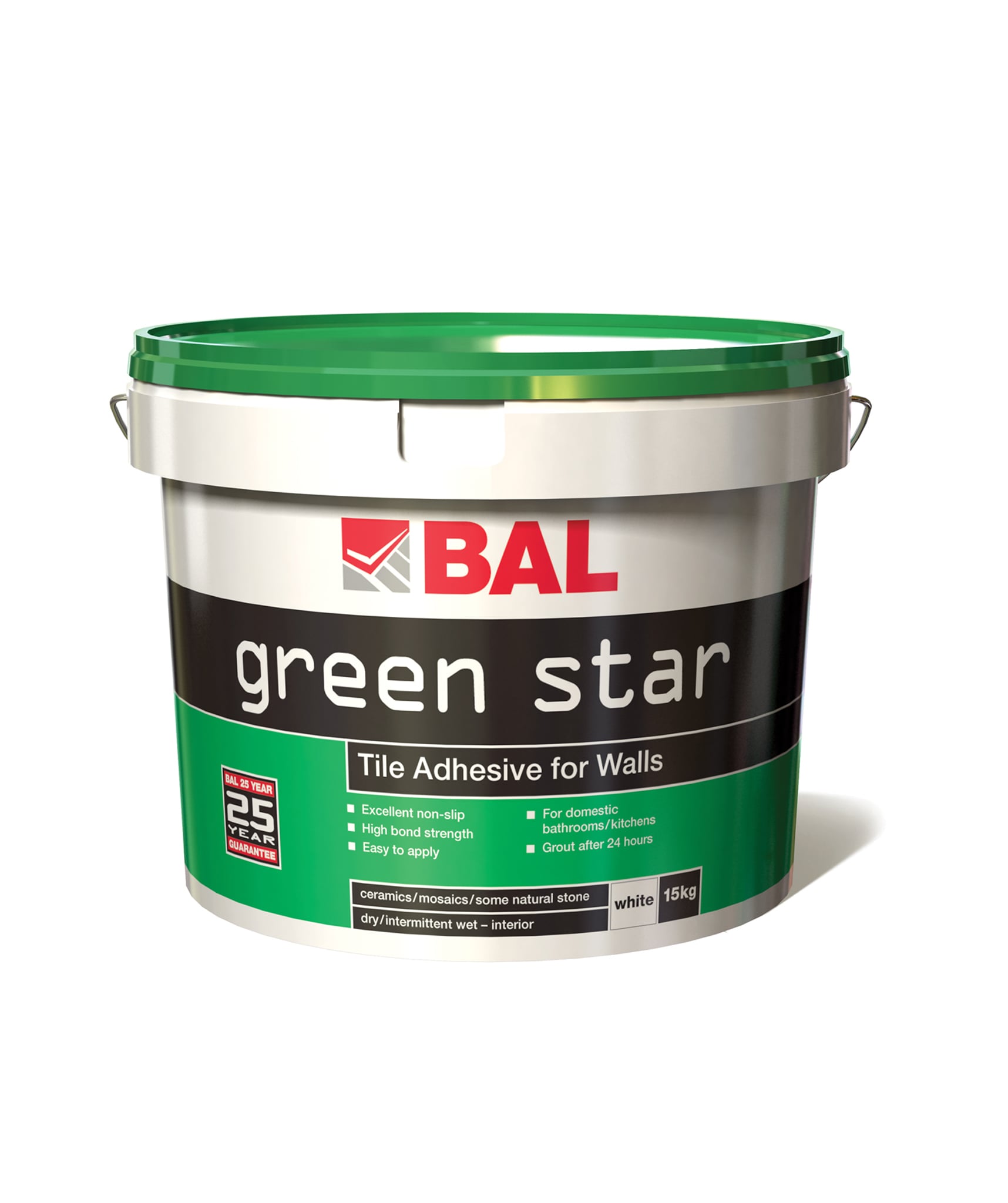 BAL Green Star Adhesive 15kg | Topps Tiles