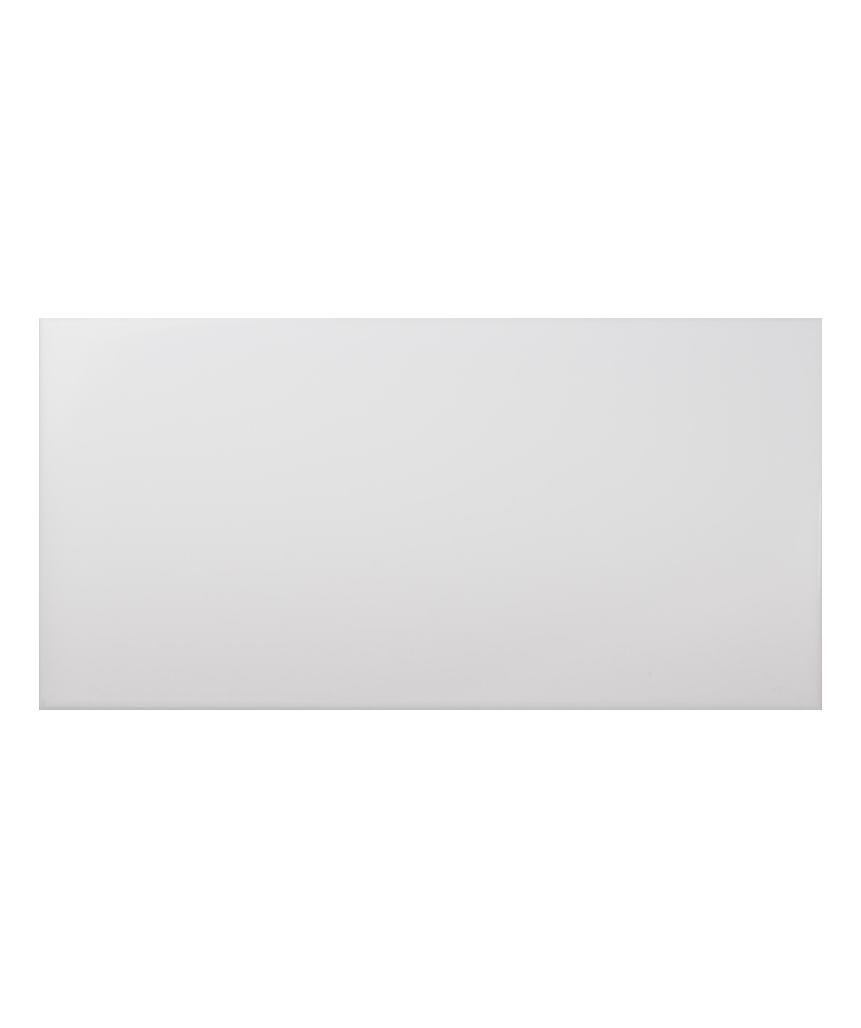 Minton Hollins White Plain Tile (7.5cm x 15cm) | Topps Tiles