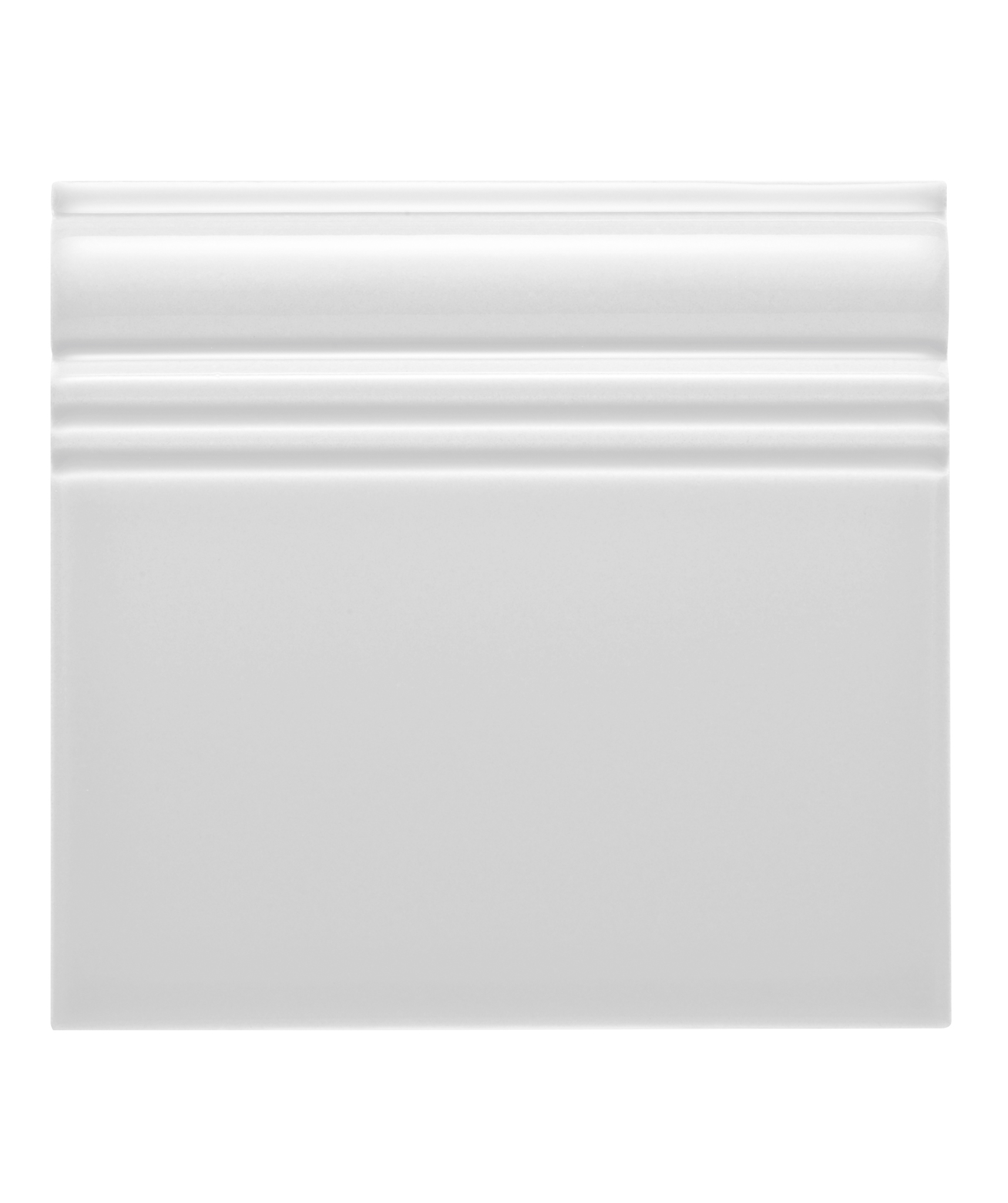 Minton Hollins White Atlas Skirting Tile | Topps Tiles