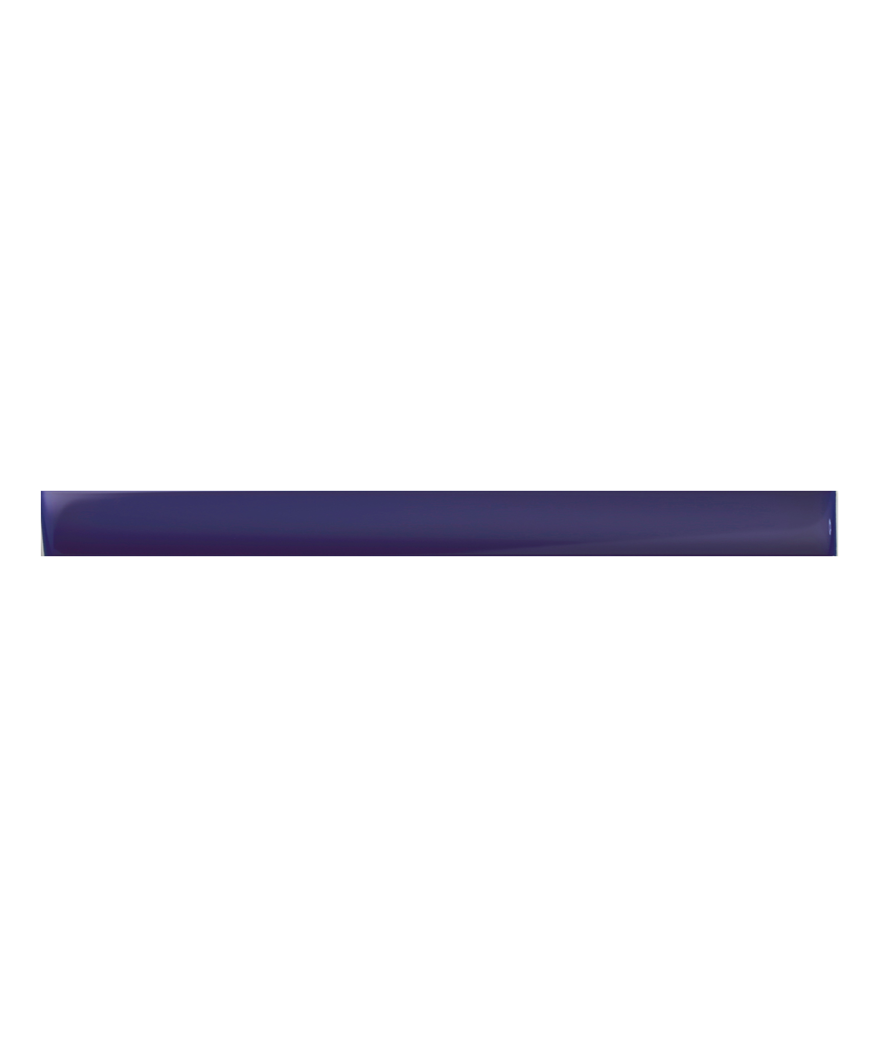 Minton Hollins Victorian Blue Finishing Strip Tile | Topps Tiles