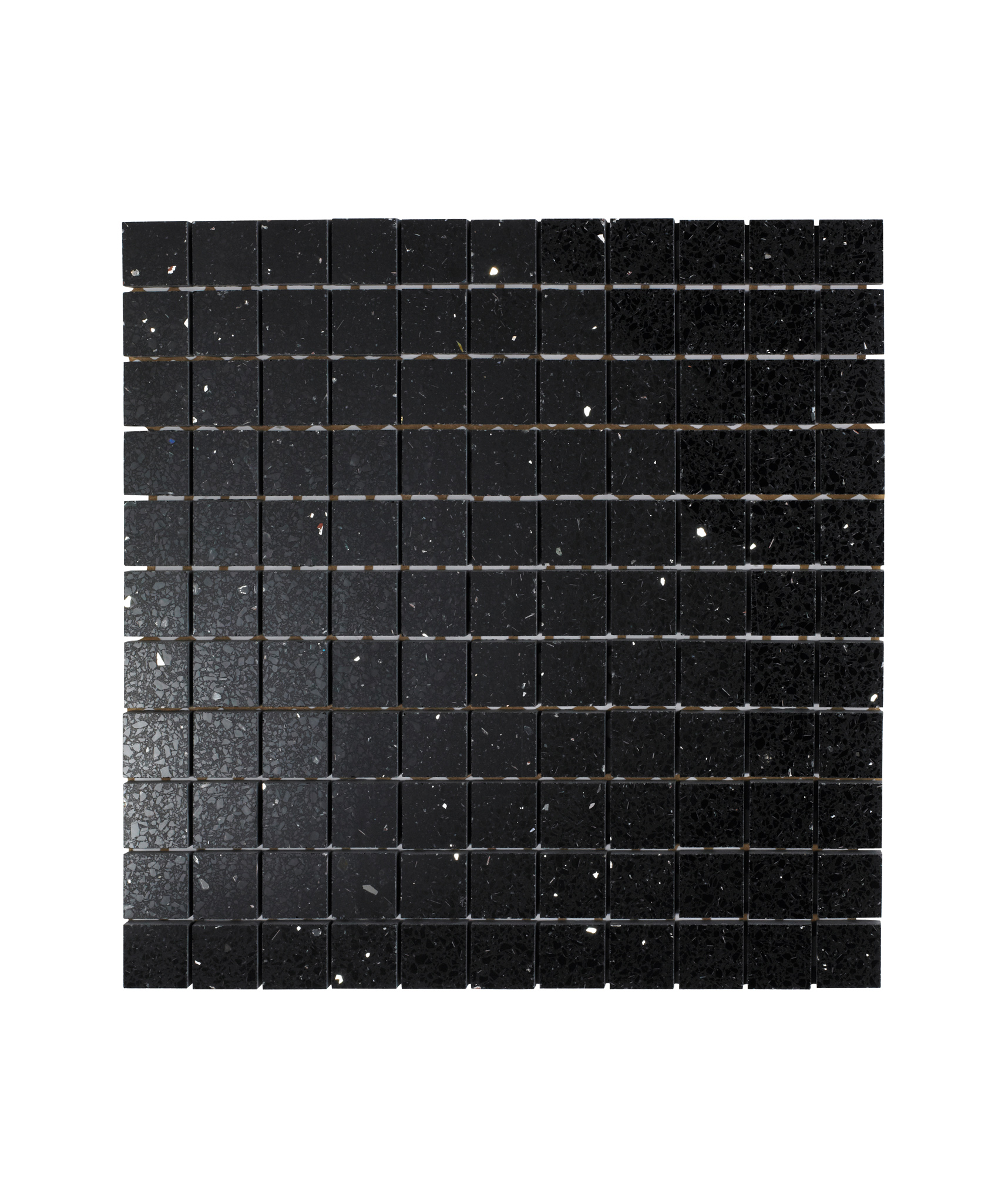 Starluxe™ Black Square Mosaic Tile | Topps Tiles
