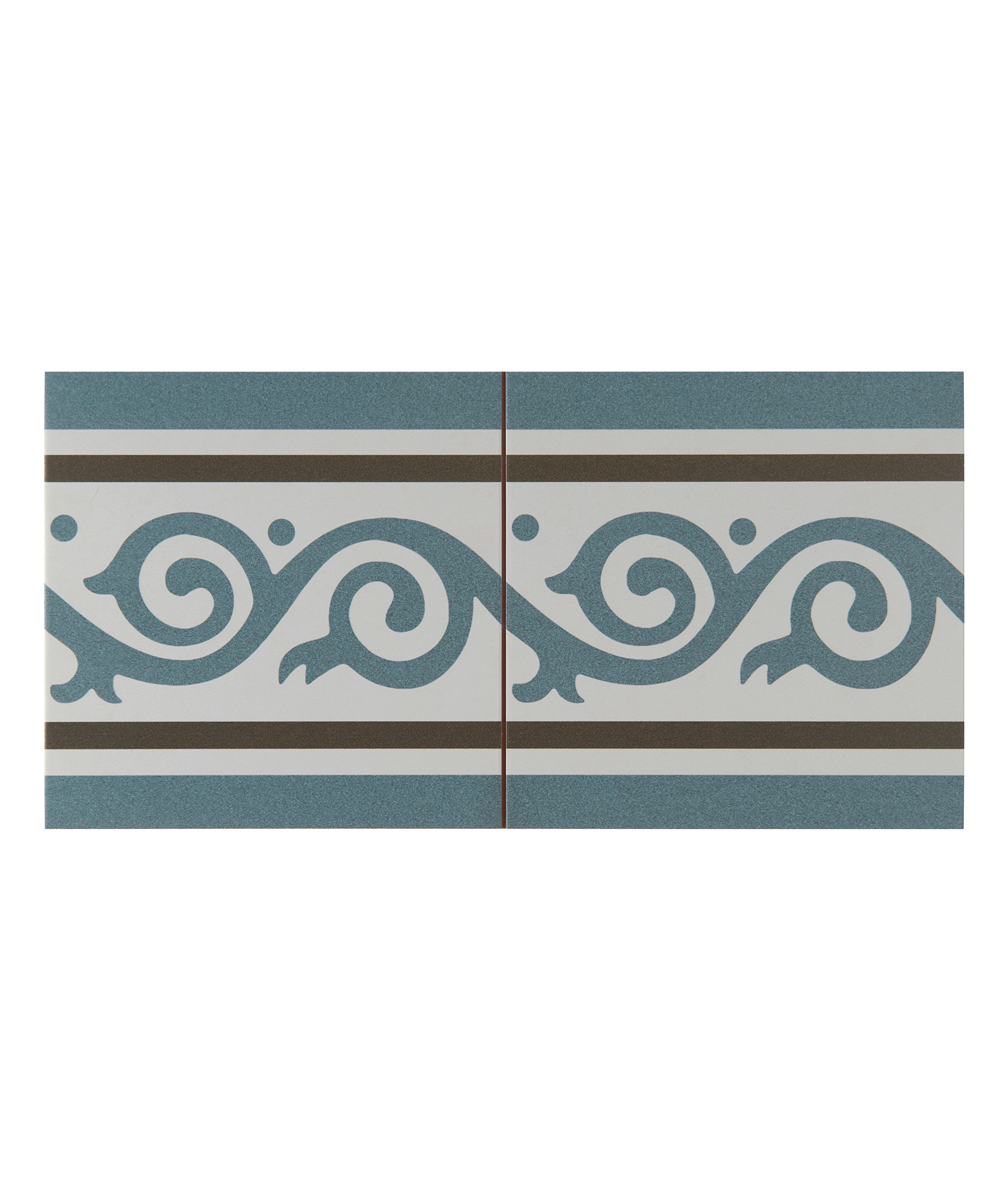 Berkeley™ Slate Blue Border Tile | Topps Tiles