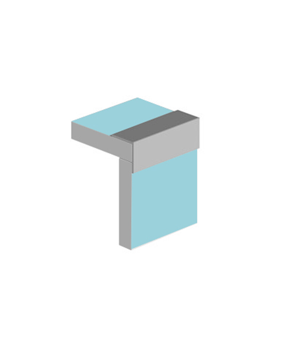 Multipanel Angle Profile Satin 2.45m | Topps Tiles