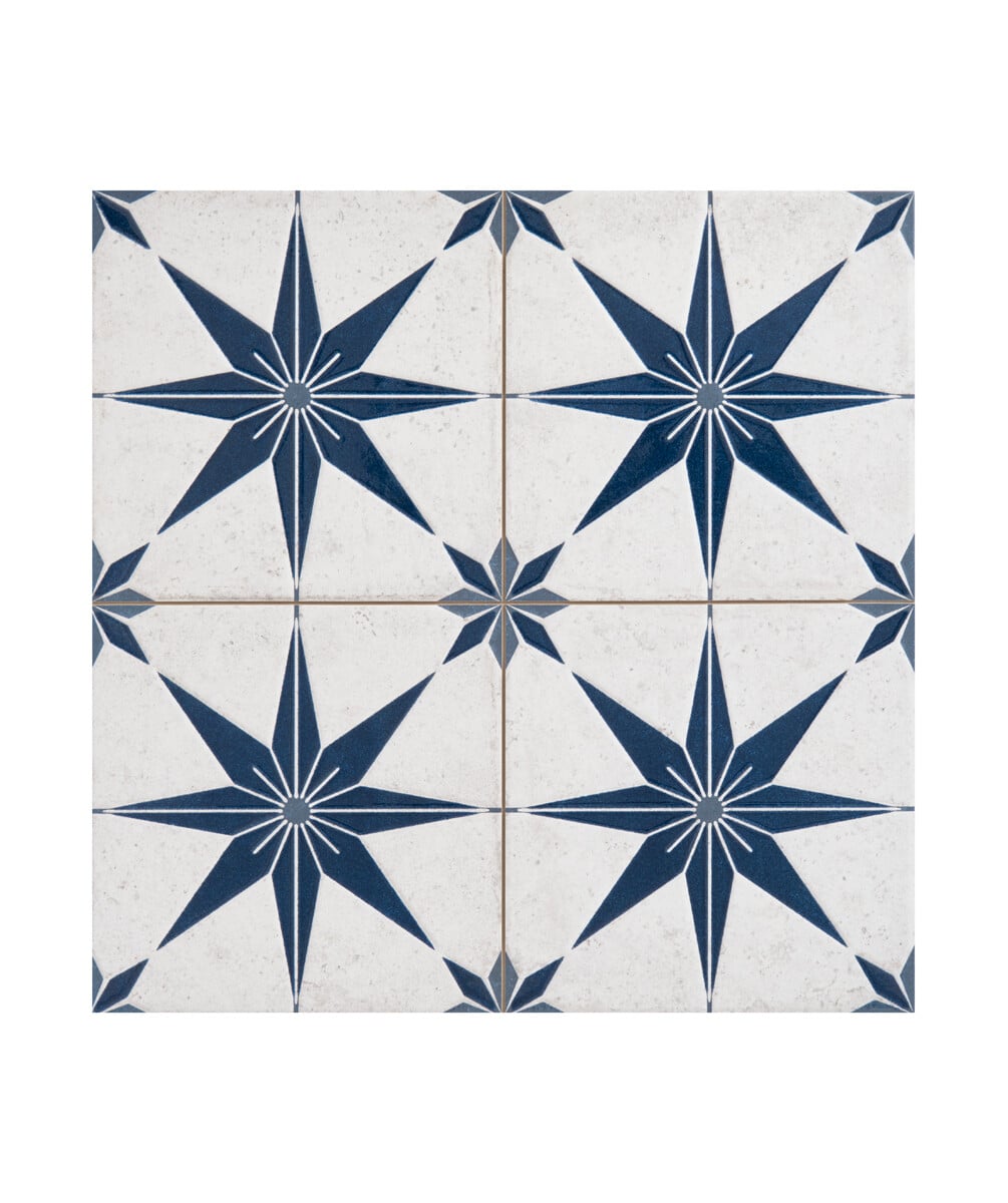 Statements™ Capello™ Ink Blue Tile (45.2cm x 45.2cm) | Topps Tiles