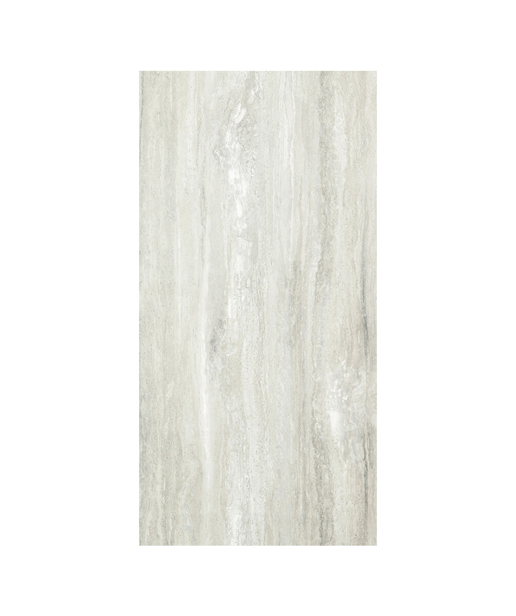 Jupiter Silver Travertine Effect Laminate Wall Panel (240cm x 120cm ...