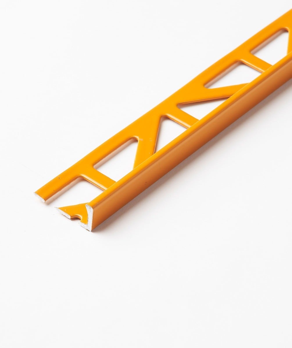 Matrix® Mustard Straight Edge 8mm Trim | Topps Tiles