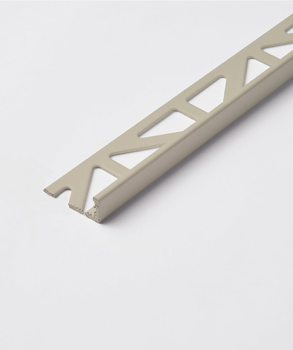 Matrix® Pebble Beige Straight Edge 10mm Trim | Topps Tiles