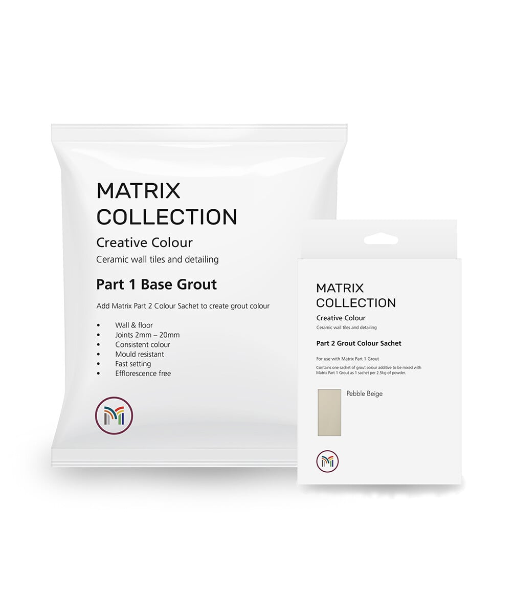 Matrix® Grout Pebble Beige 2.5kg | Topps Tiles