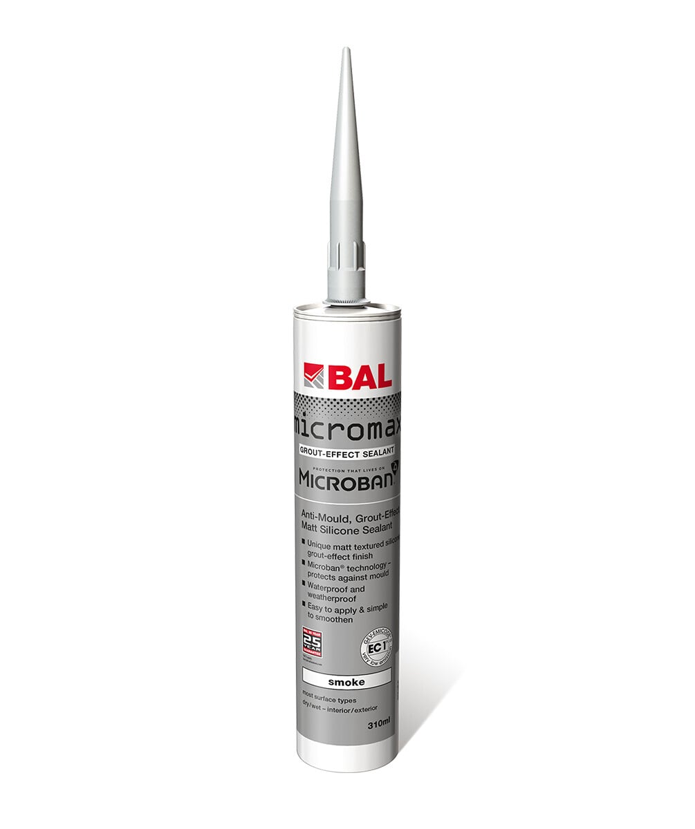 BAL Micromax Grout-Effect Sealant Smoke 310ml | Topps Tiles