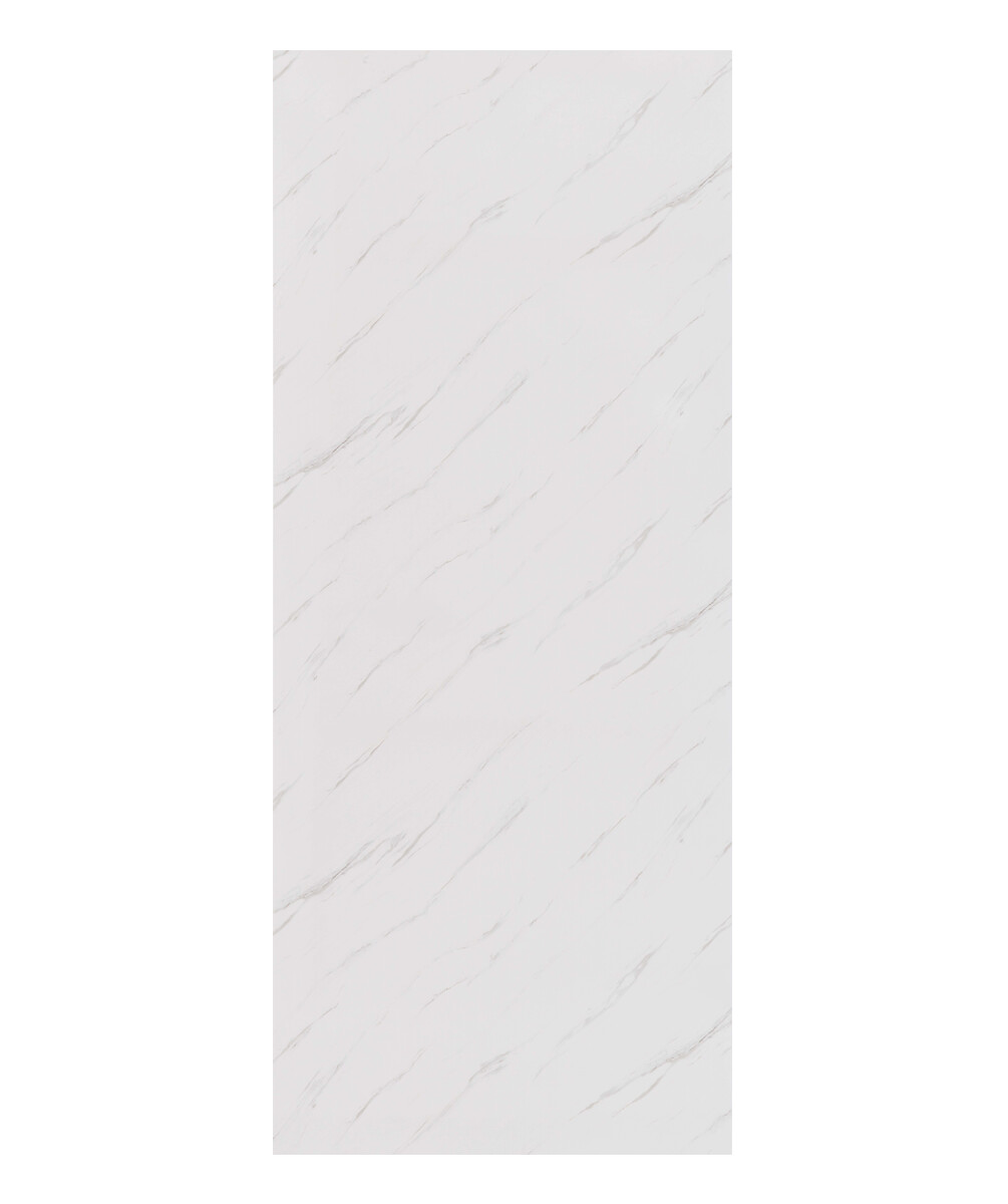 White Marble PVC Wall Panel (240cm x 100cm) | Topps Tiles