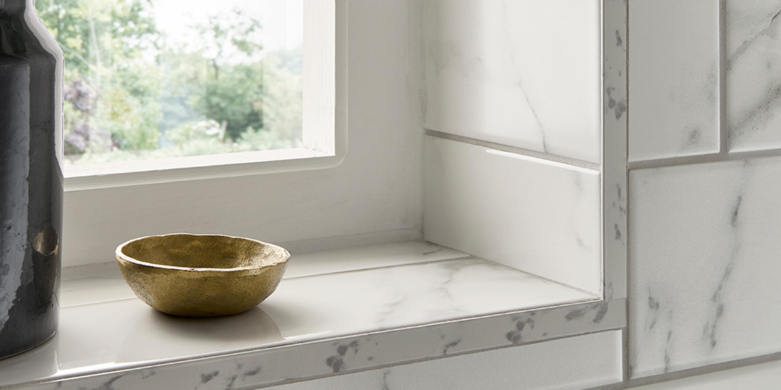 Framing A Window With Tile How To Finish Around A Window With 12 X 24